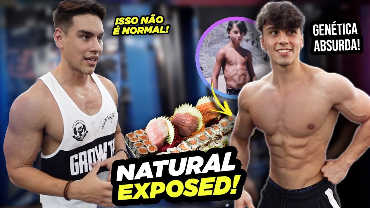 FIZ A "DIETA" E TREINO DO GAROTO NATURAL ALFREDO NETO! *É POSSIVEL ...