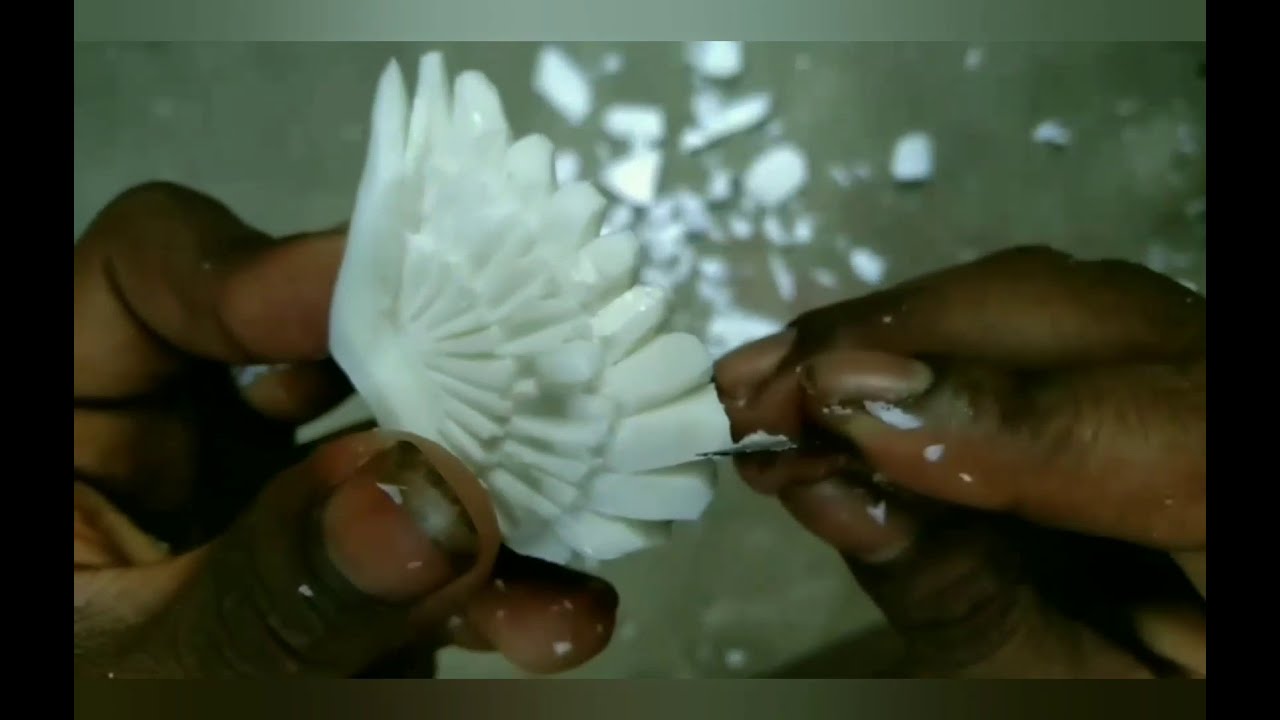 How to make it (a beautiful soap curving angel) - YouTube