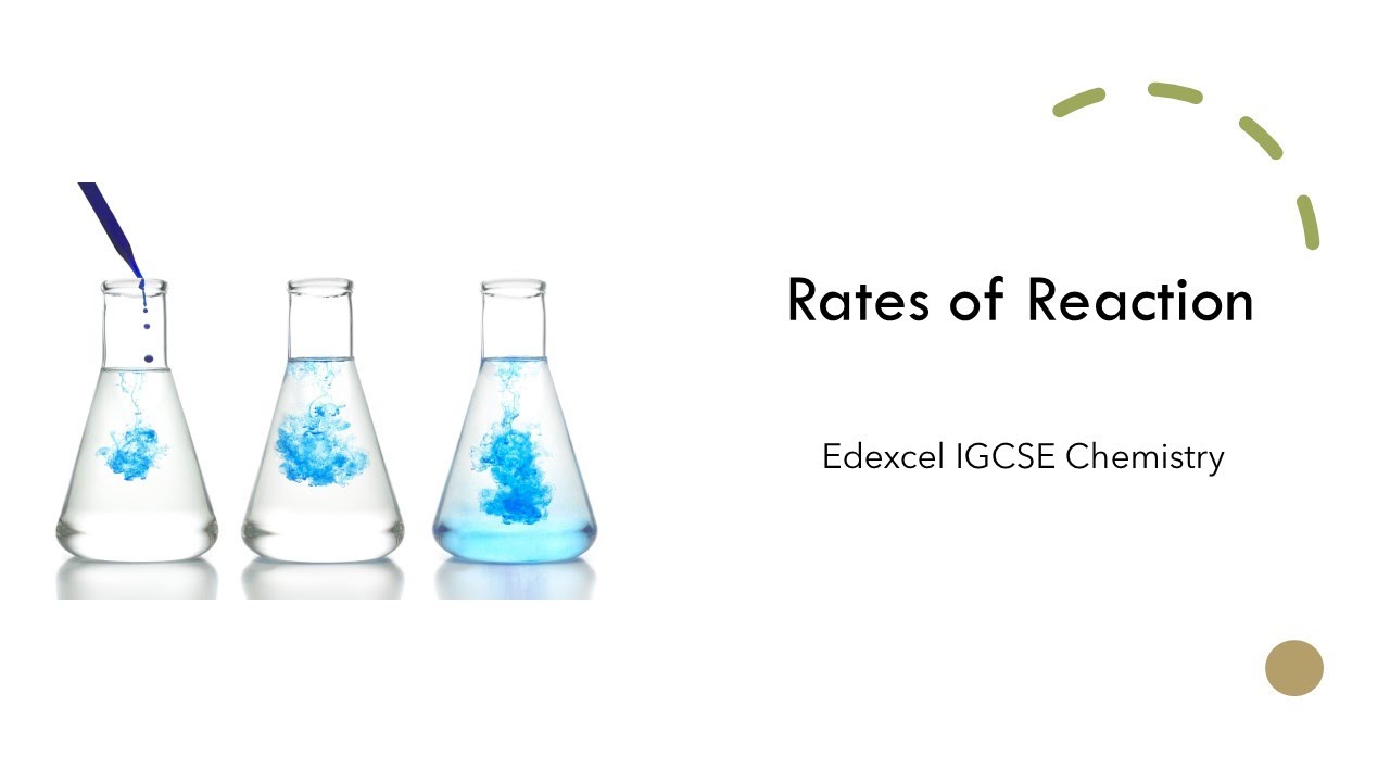 Rates of reaction Edexcel IGCSE Chemistry - YouTube