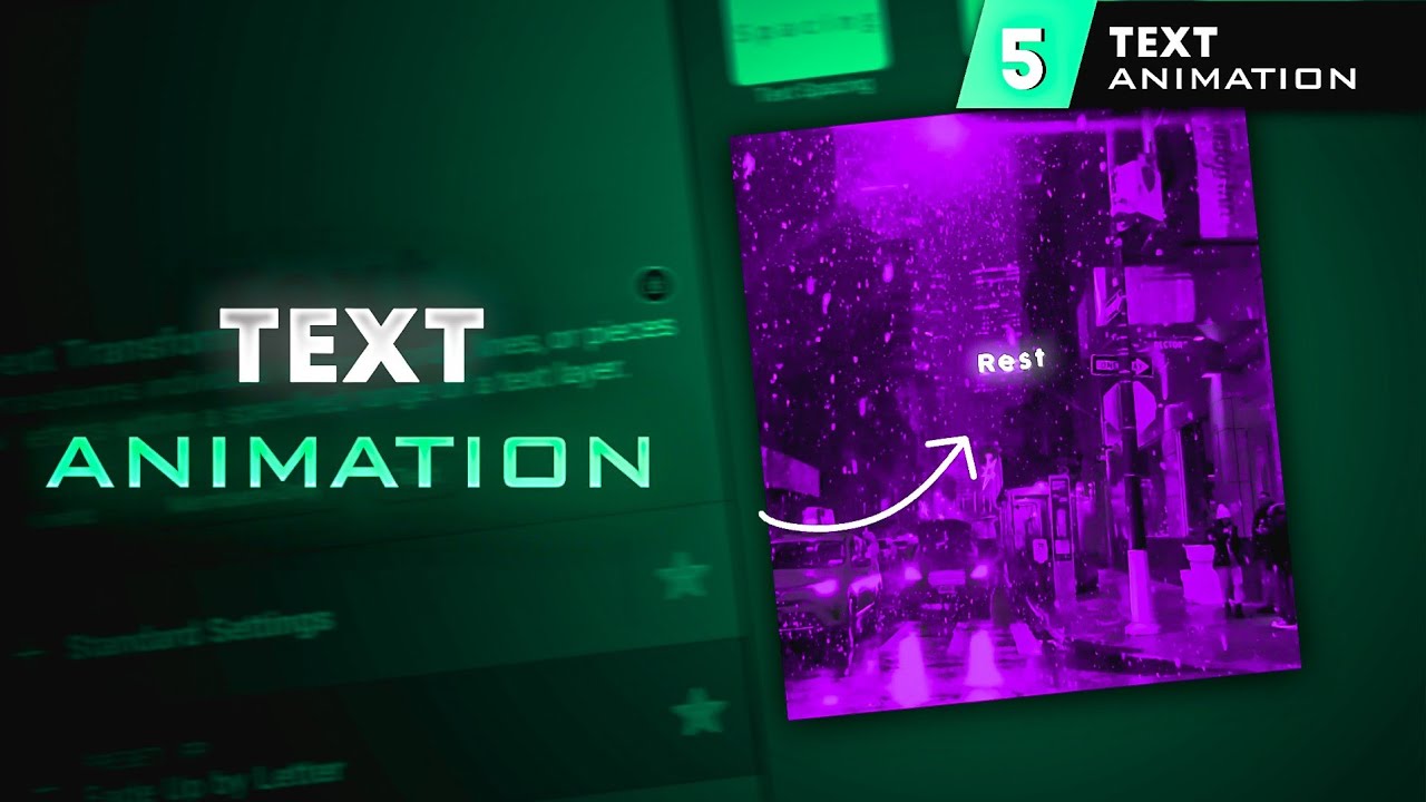 Text Animation Alight Motion | Ashish Tech - YouTube