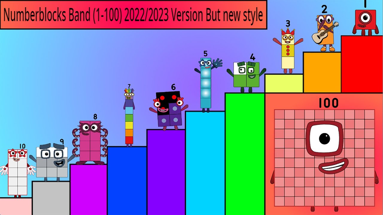 Looking For Numberblocks Band (1-100) 2022/2023 Version But new style ...