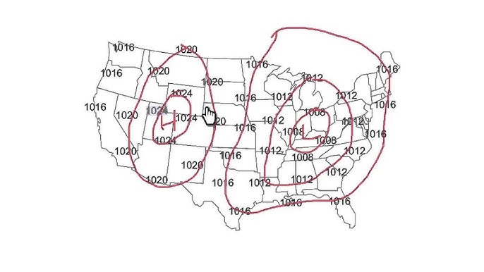How To Draw An Isotherm Map