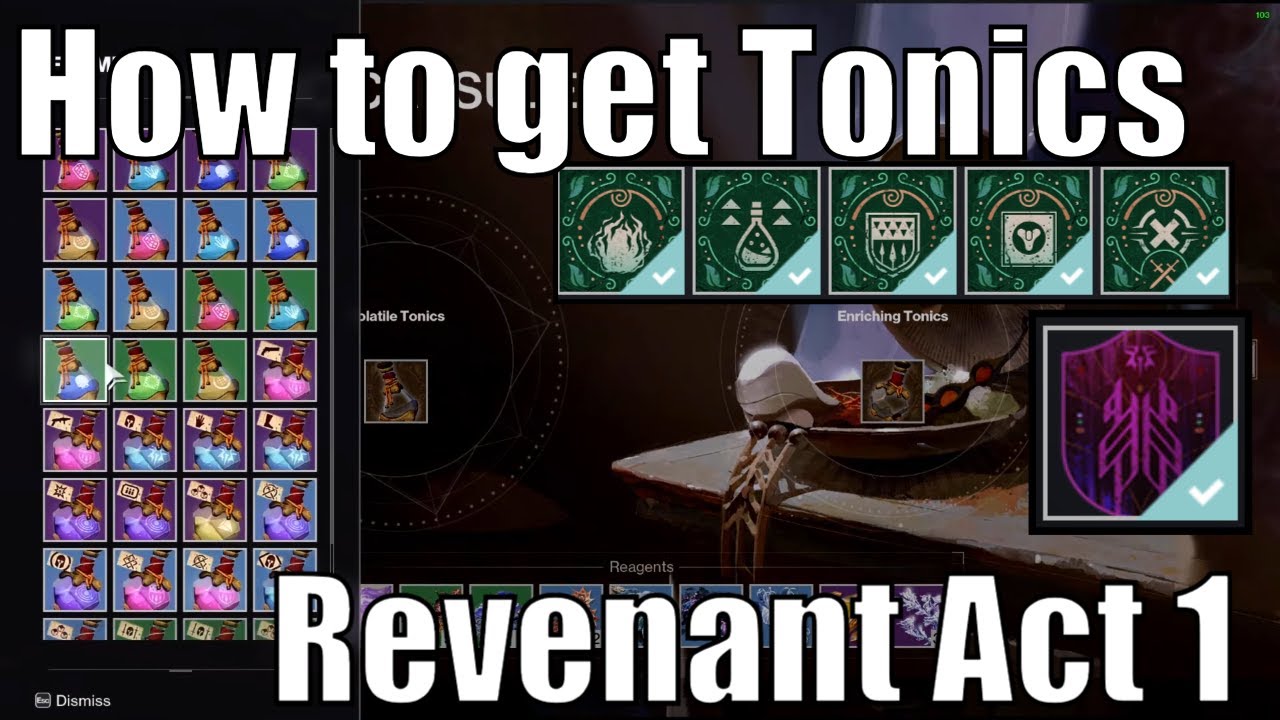 How to unlock Tonic Recipes (30+) All Tonic Upgrades | MUST NEED Blood ...