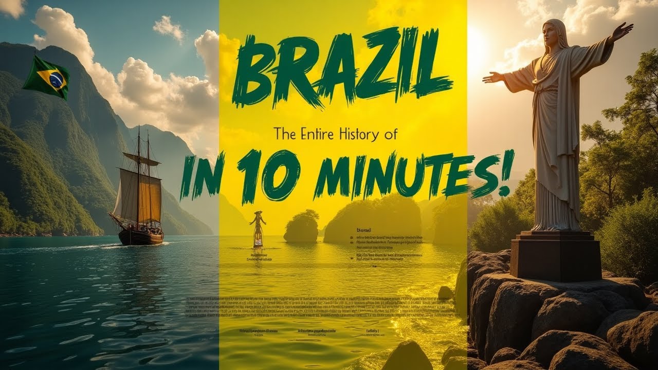 🇧🇷 The Entire History of Brazil in 10 Minutes | Brazil’s Epic Journey ...