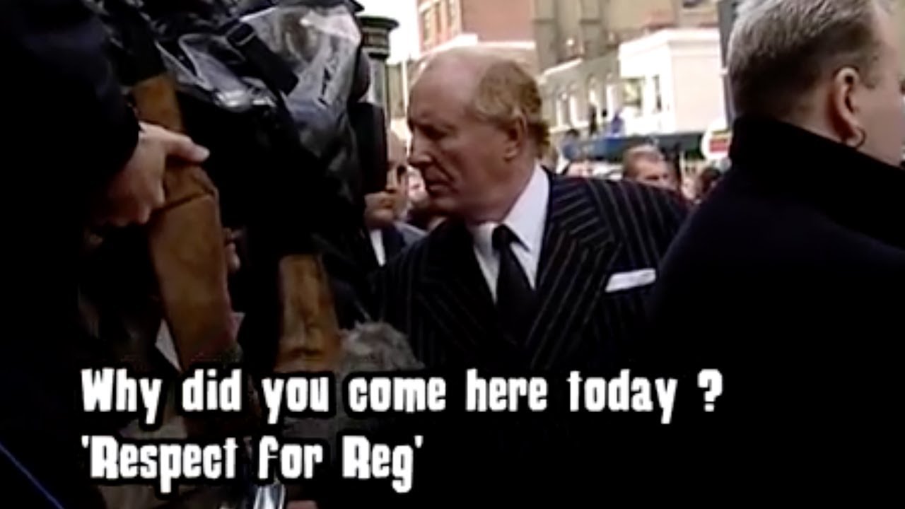 Bartley Gorman Questioned At Reggie Kray's Funeral - YouTube