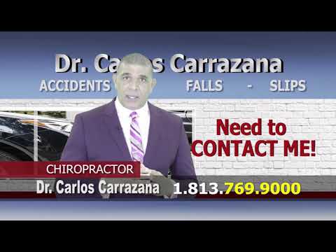 Dr  Carlos Carrazana Chiropractor  ENGLISH TV COMMERCIAL