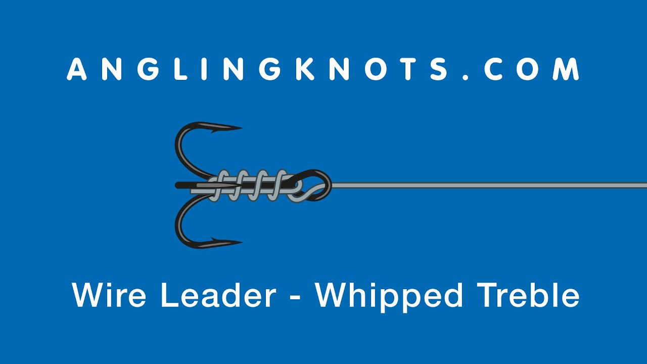 How To Make A Wire Leader - Whipped Treble Knot - YouTube