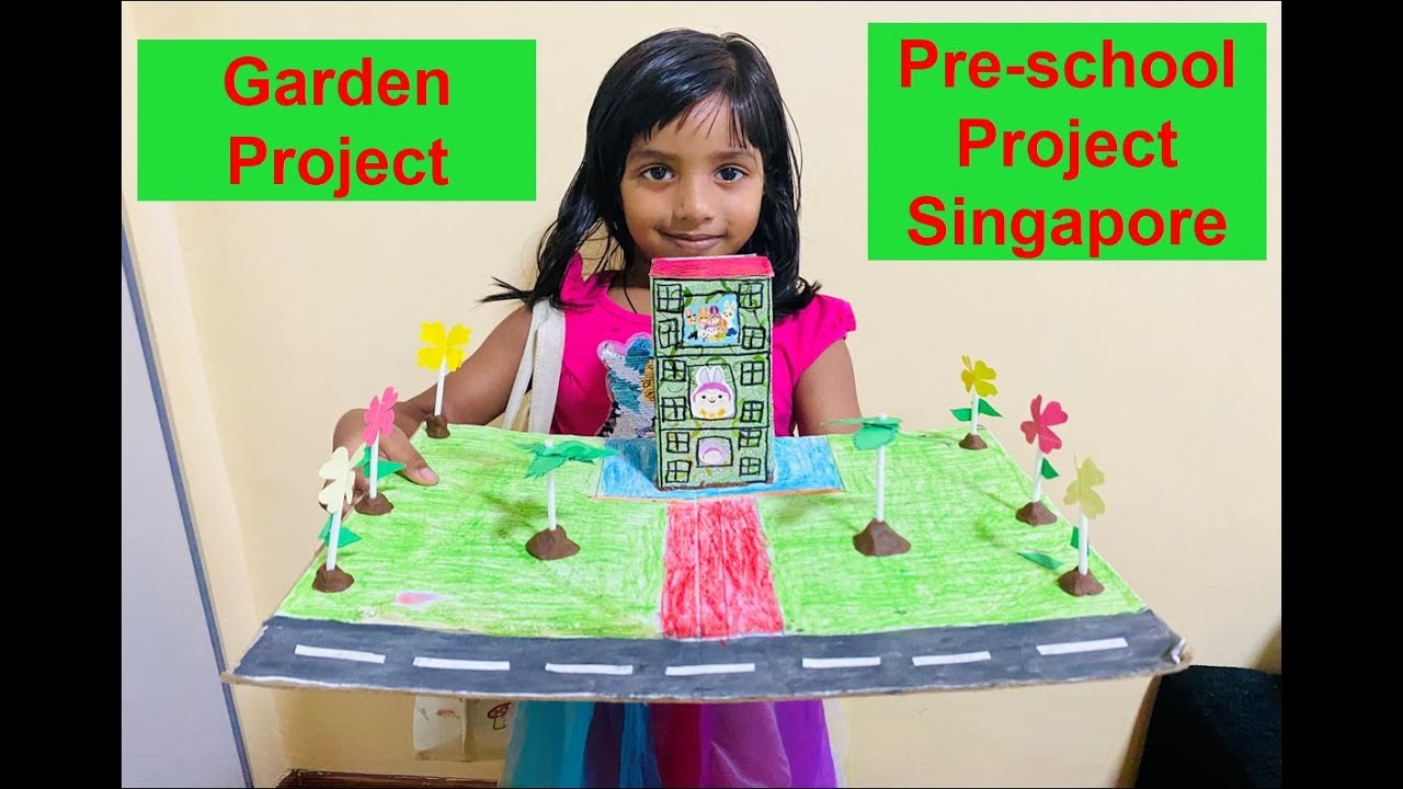 Build the perfect garden and park models for preschool projects - YouTube