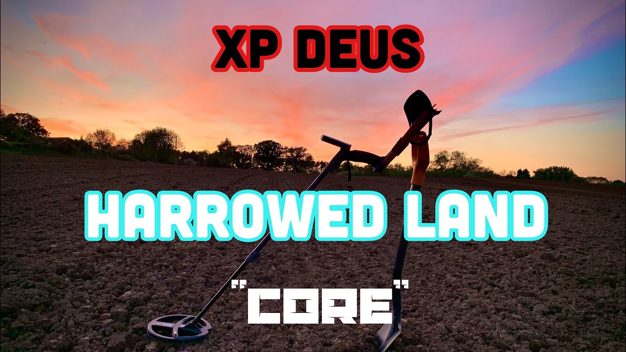 XP Deus harrowed land “core” program - YouTube