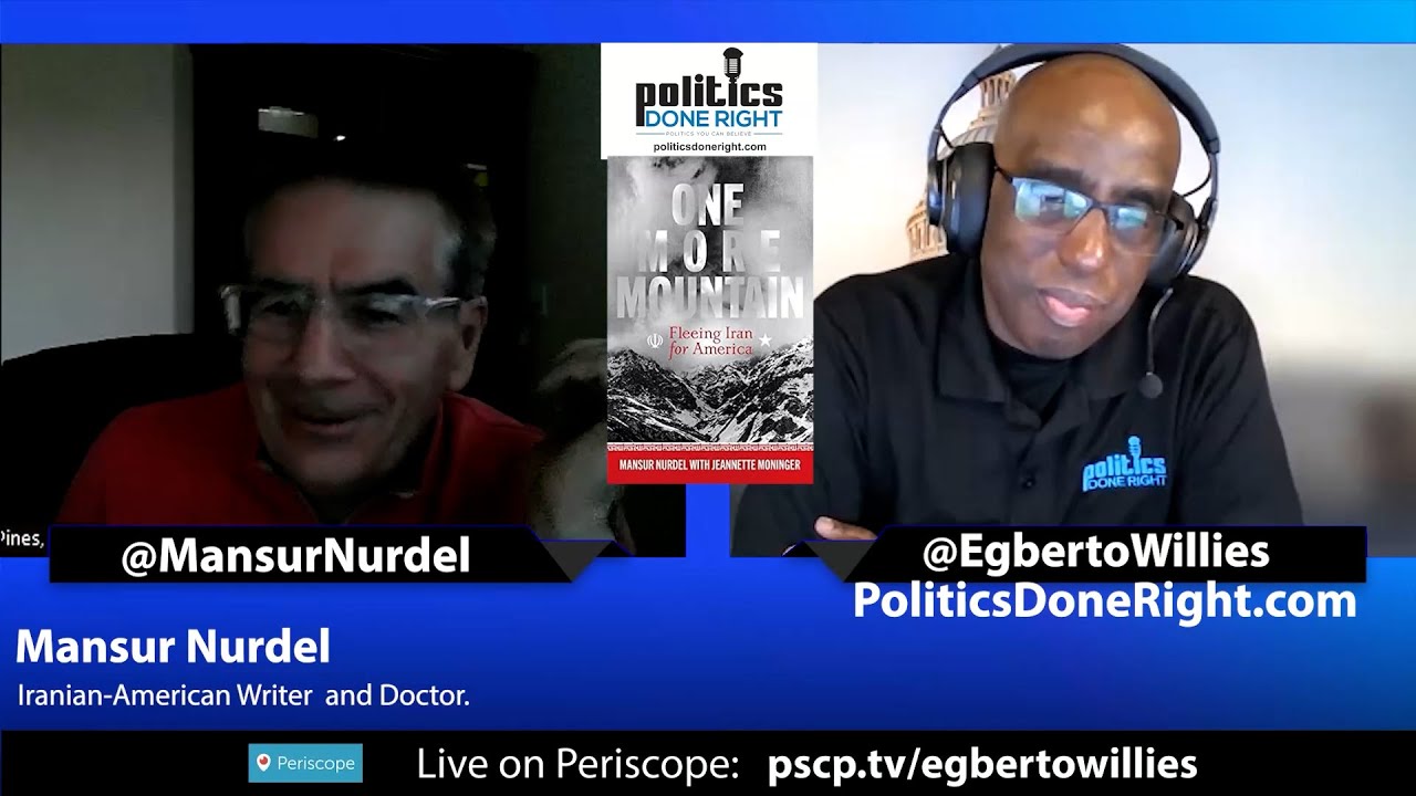 Dr. Mansur Nurdel discussed his new book, "One More Mountain," about his harrowing escape from ...