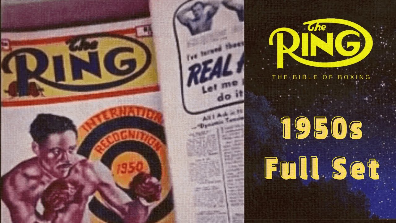 The Ring Magazine 1950s Full Set Mint Condition - YouTube