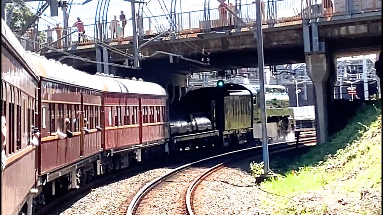 Australian Trains: Steam Loco 3801 on Sydney's North Shore Line ...