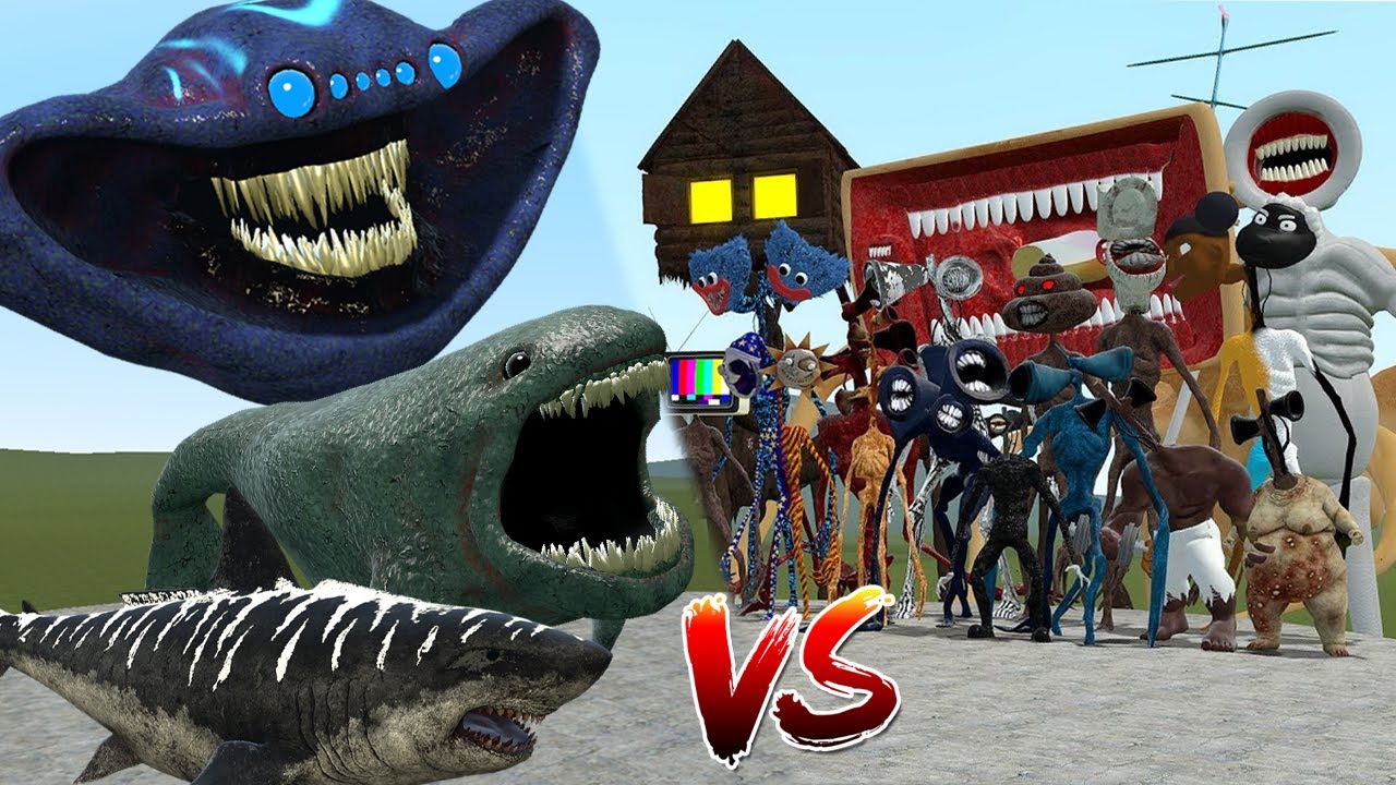 THE SEA MONSTERS VS ALL MONSTER TREVOR HENDERSON AND OTHER in Garry's ...