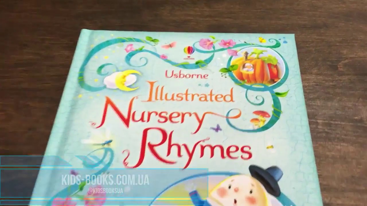 Kids-Books: Детская книга Usborne Illustrated Nursery Rhymes - YouTube