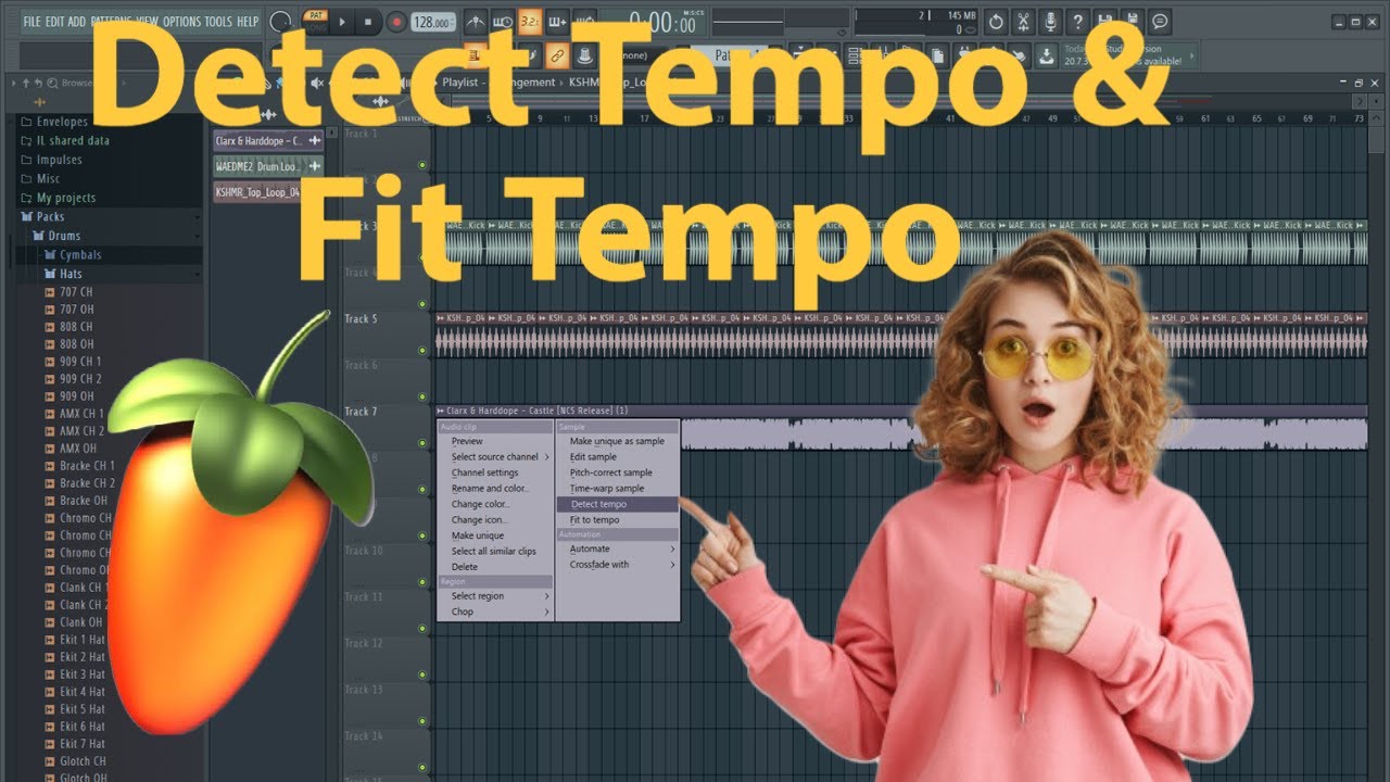 How to Detect & Fit Tempo of Any Song in FL Studio | Detect BPM | Fit ...