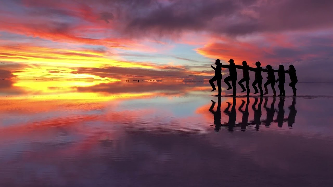 uyuni lake sunset - YouTube