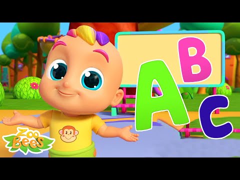 ABC Alfabesi şarkısı çocuklar Için Eğitici Tekerlemeler - Zoobees