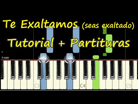 TE EXALTAMOS Piano Tutorial Cover Facil + Partitura PDF Sheet Music ...