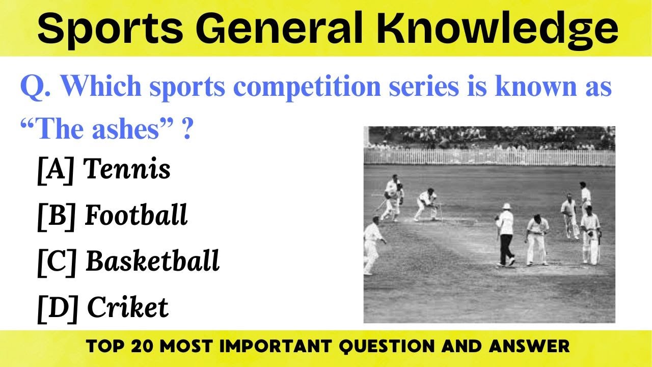 Sports General Knowledge MCQs | Important GK Question Answer - YouTube