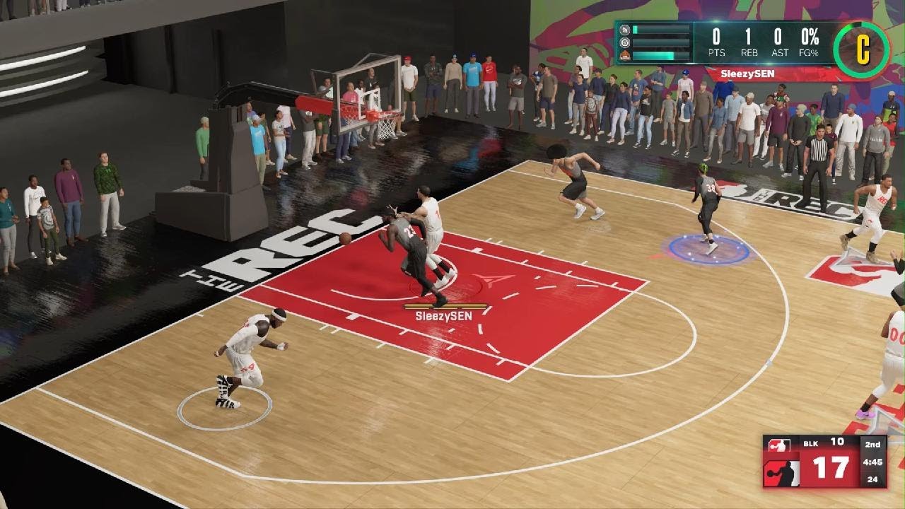 Playing NBA2K23 with the gang | Double overtime game | The Rec | - YouTube