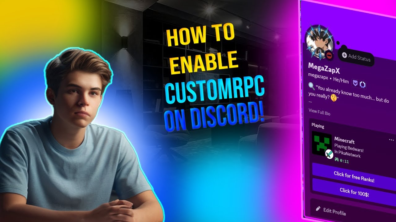 How to enable CustomRPC - Using Vencord! - YouTube