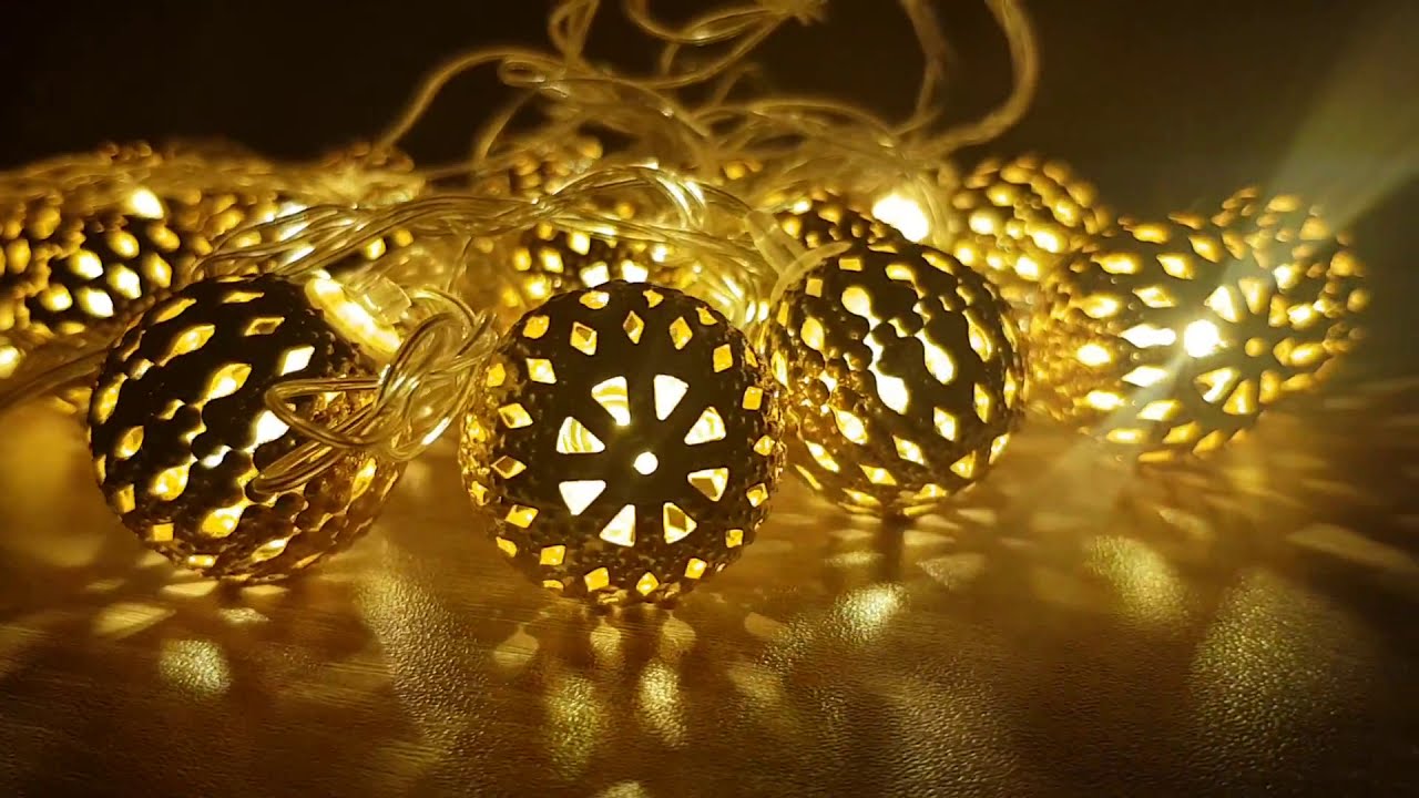 Orb LED String Lights - YouTube