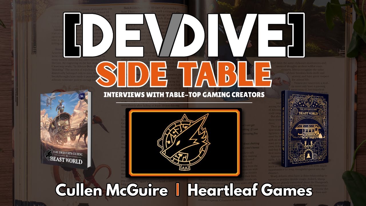 Cullen McGuire Creative Lead of Heartleaf Games | DevDive: Side Table ...