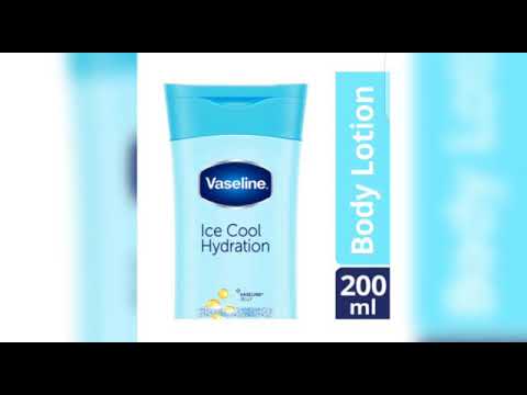 Vaseline ice cool Hydration body lotion review - YouTube