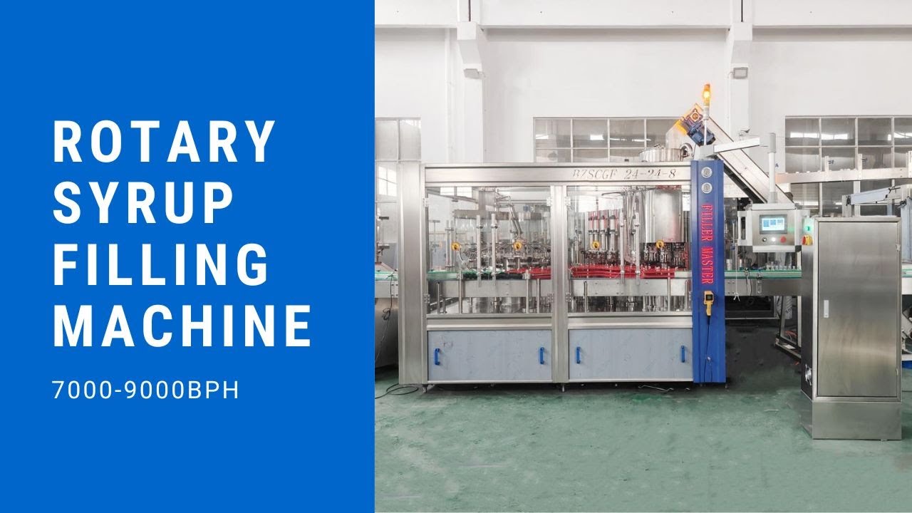 Efficient and Precise: Automatic Syrup Filling Machine in Action! - YouTube