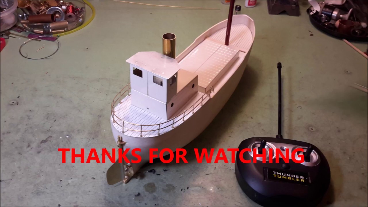 BUILDING A MINIATURE MODEL CLYDE PUFFER STEAM BOAT, Part 2 - YouTube