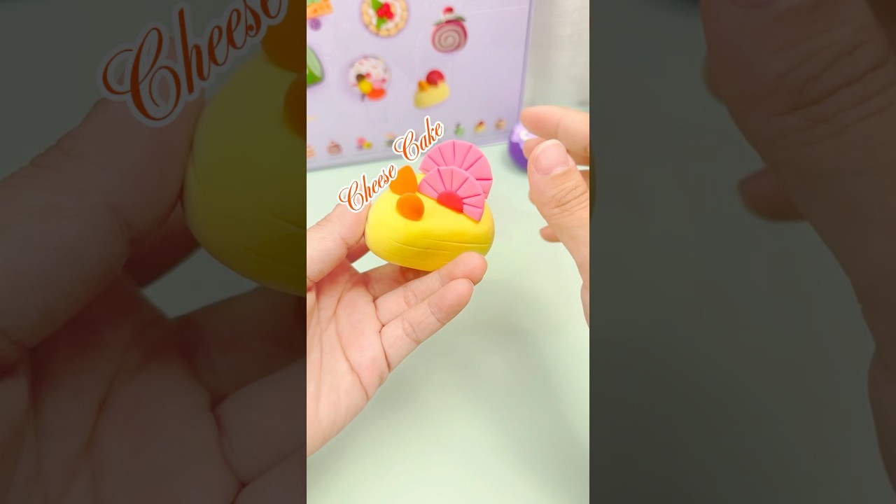 【Clay Tutorial】Cute Cheesecake | LOUFOR ClayEasy food clay art!# ...