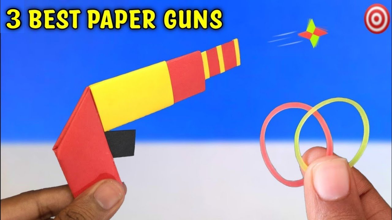 3 Best pen gun , how to make paper blow gun , Easiest pen and ...