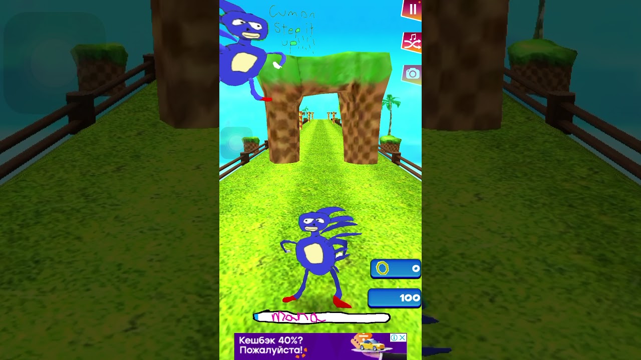 Прохождение GO SANIC GOO - YouTube