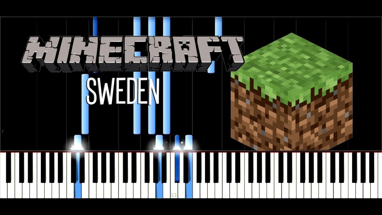 Sweden - Minecraft OST (C418) / Synthesia Piano Tutorial - YouTube