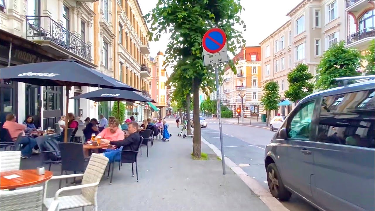 Walking Oslo july 2021 🏃🏻‍♀️ Frogner - Niels Juels gate - Sawan Thai ...