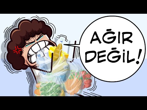 Annem Poşet Taşımaya Çağırırsa  (En Komik Animasyonlar)