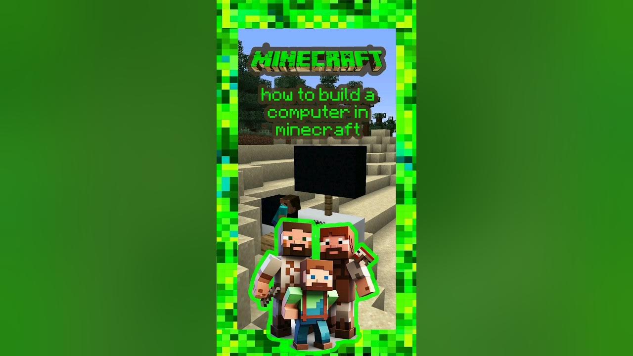 How to build a computer in Minecraft #minecraftbuilding # ...