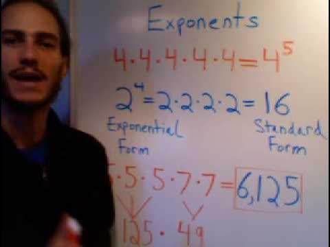 Exponential Form vs. Standard Form - YouTube