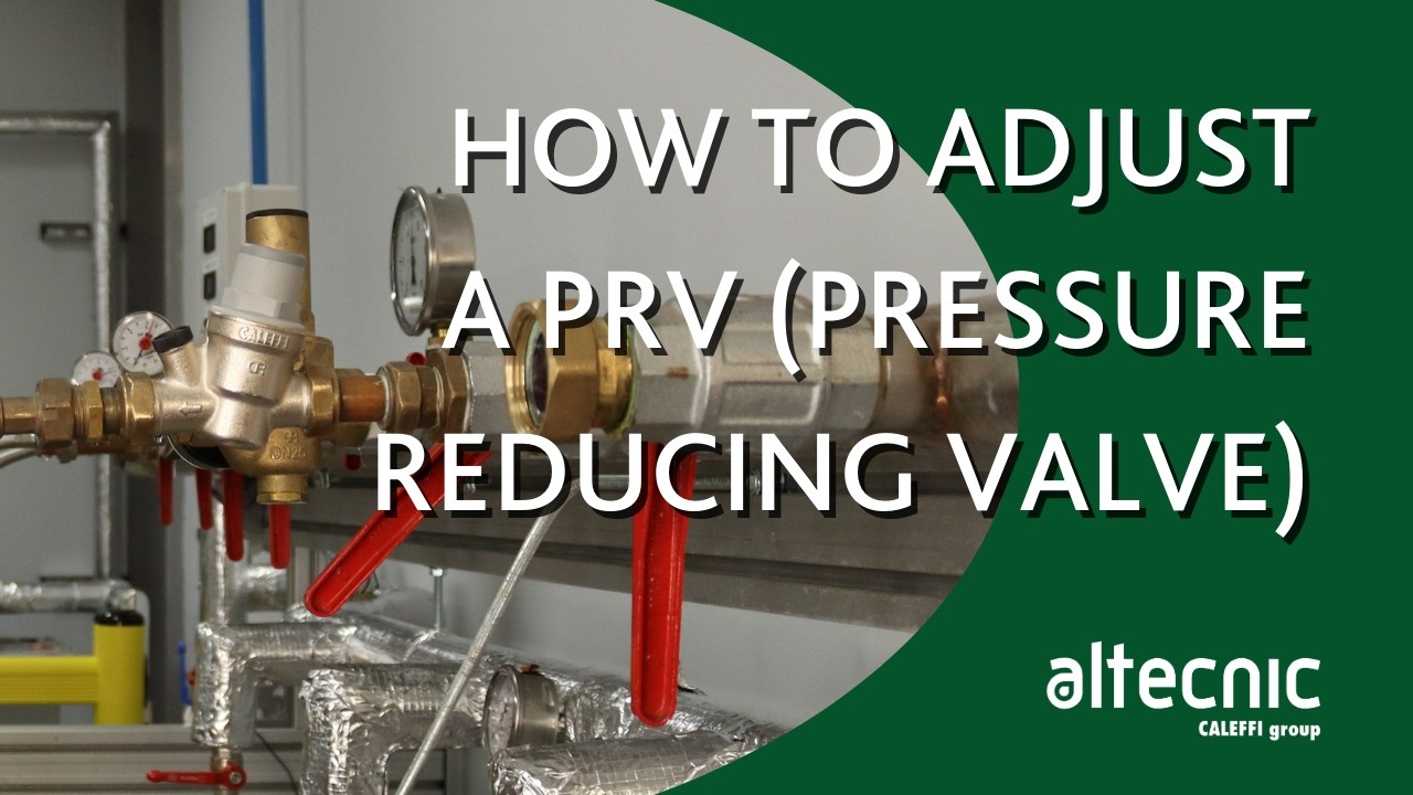 How to Adjust a PRV (Pressure Reducing Valve) - YouTube