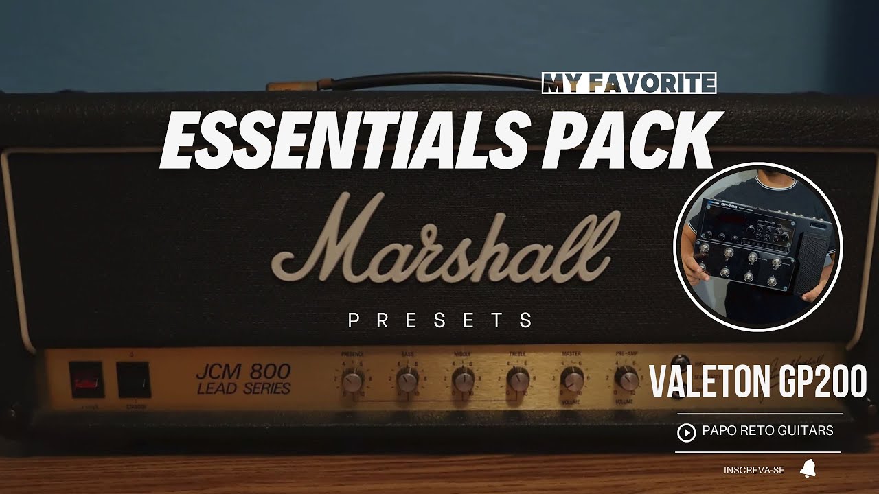VALETON GP200 / GP200 LT / GP200 JR / CF PACK MARSHALL JC800 ESSENTIALS ...