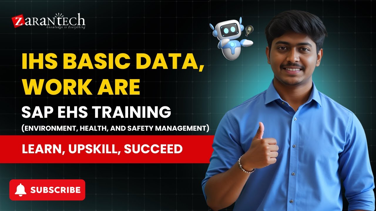 IHS Basic Data, Work Are | SAP EHS (Environment, Health, and Safety ...