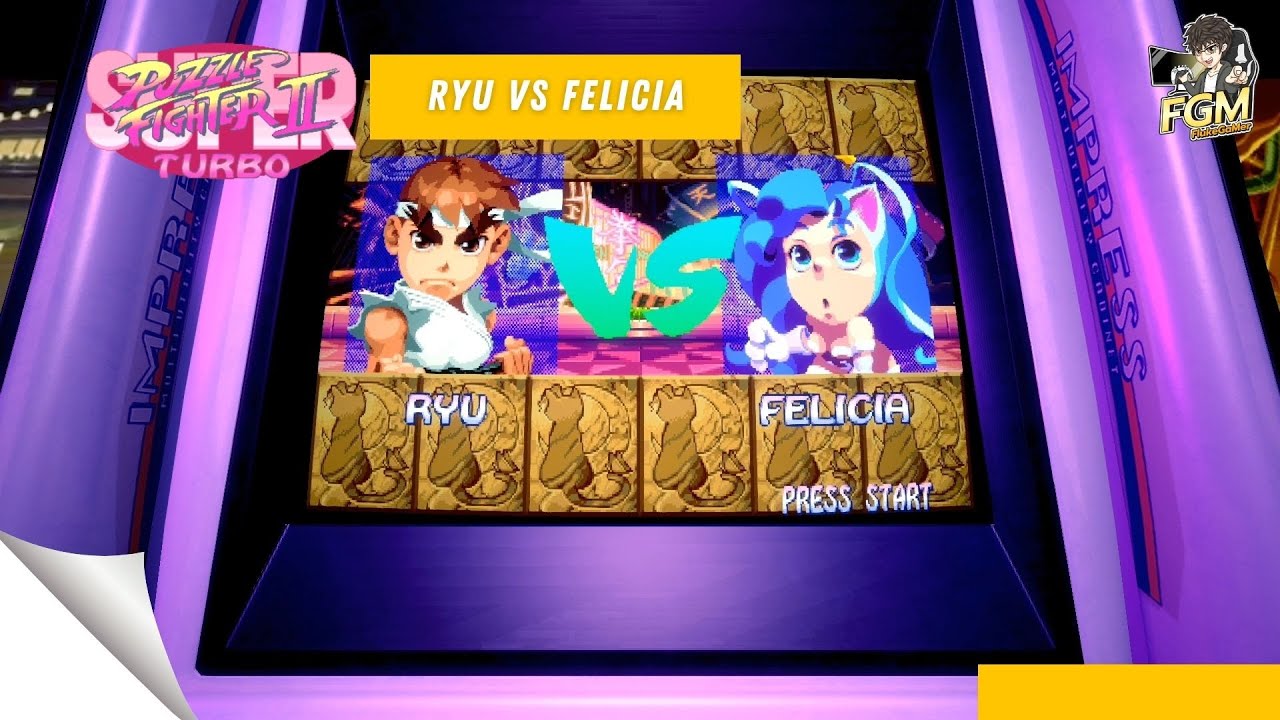 Ryu Game Street Puzzle Fighter II Turbo - YouTube