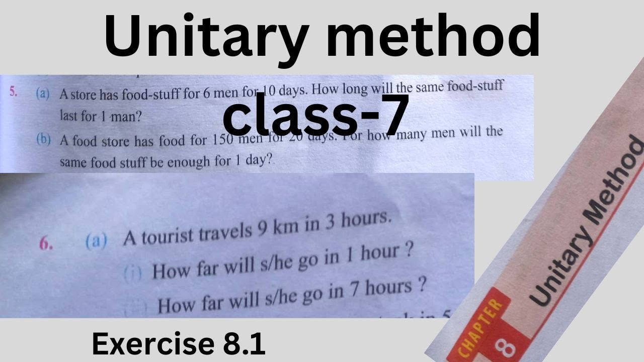 Unitary method class 7 in Nepali || Part -03 || compulsory mathematics ...