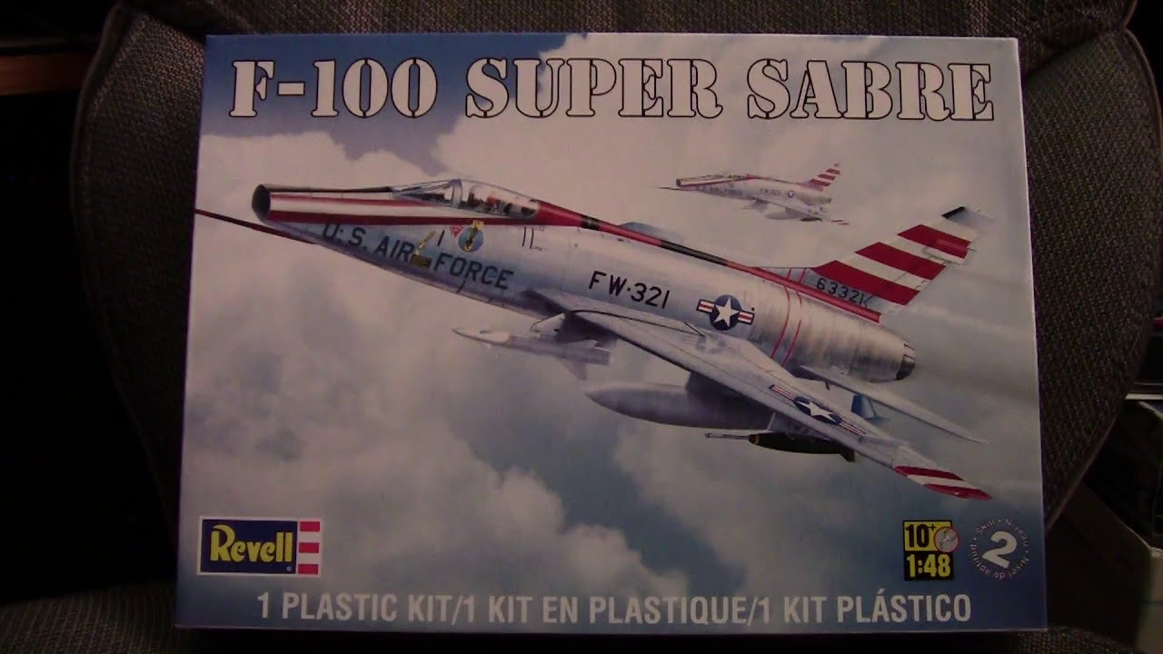 1/48 Revel F-100 Super Saber Review/Preview - YouTube