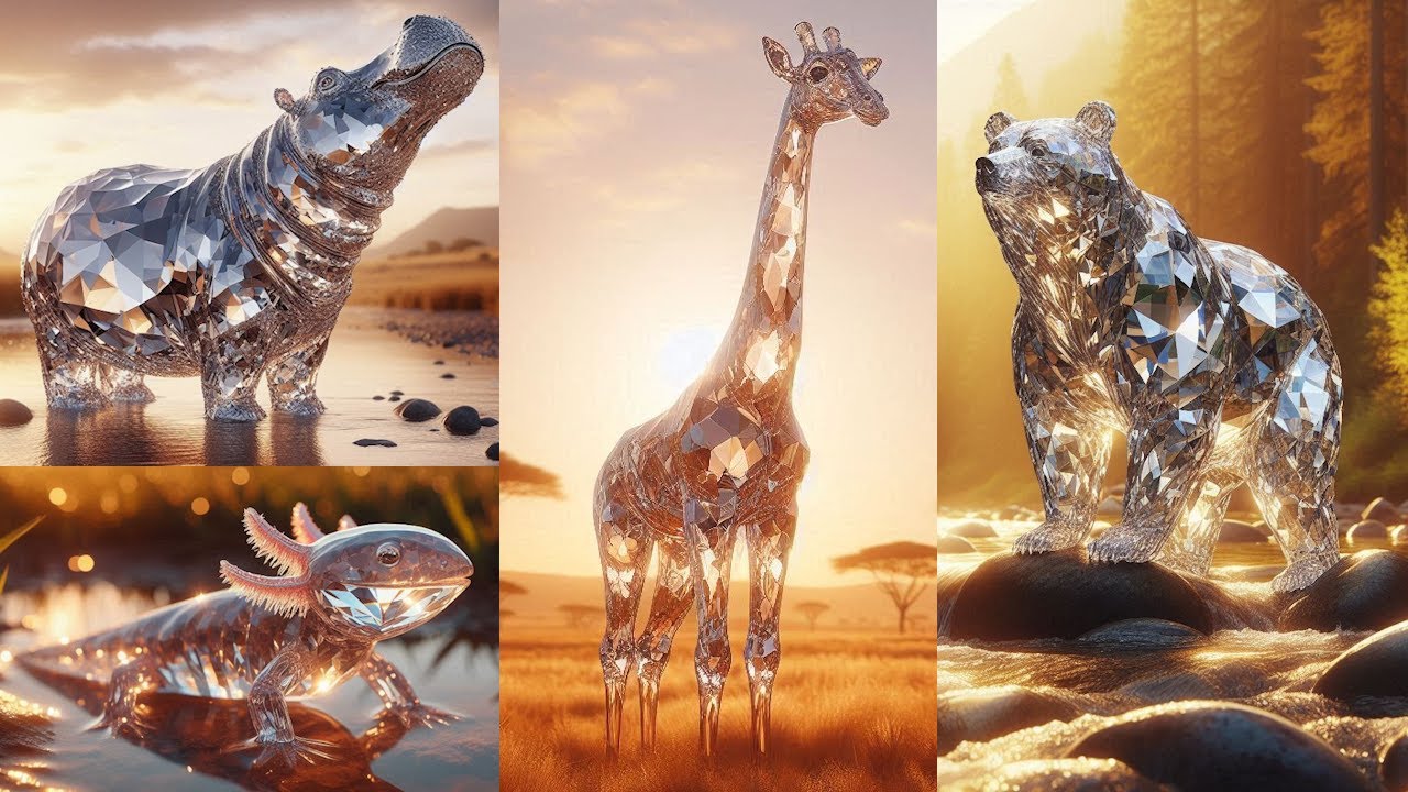 Brilliant Diamond Fusion Animals from Hybrid Zoo - YouTube