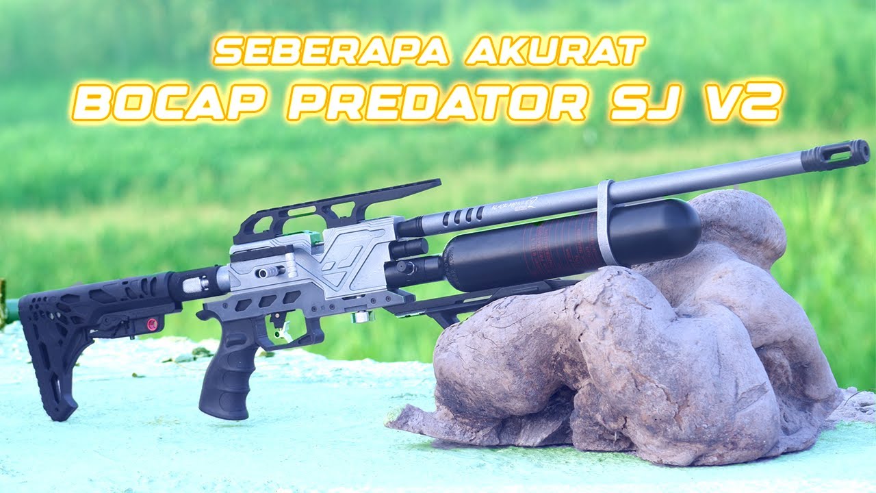 AKURASI TERBAIK! PCP BOCAP PREDATOR SJ V2 FULL CNC | PROMO PCP BIGGAME ...