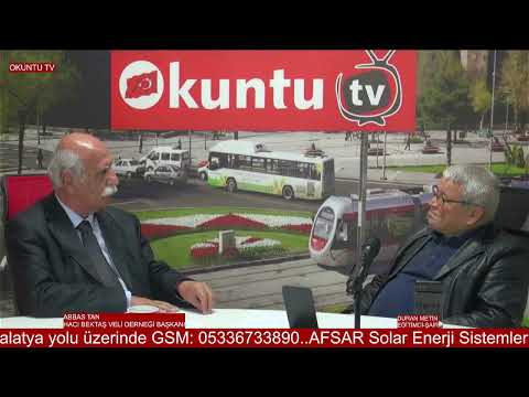 DURAN METİN İLE EDEBİYAT SOHBETLERİ HACI BEKTAŞ VELİ DERNEĞİ BAŞKANI ABBAS TAN ŞAİR DURAN METİN