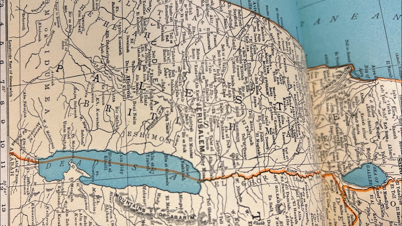 Israel Map In 1931 - YouTube