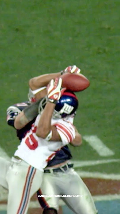 Still the most iconic play in Giants history 🙌 #shorts #throwback #Super Bowl #archive # ...