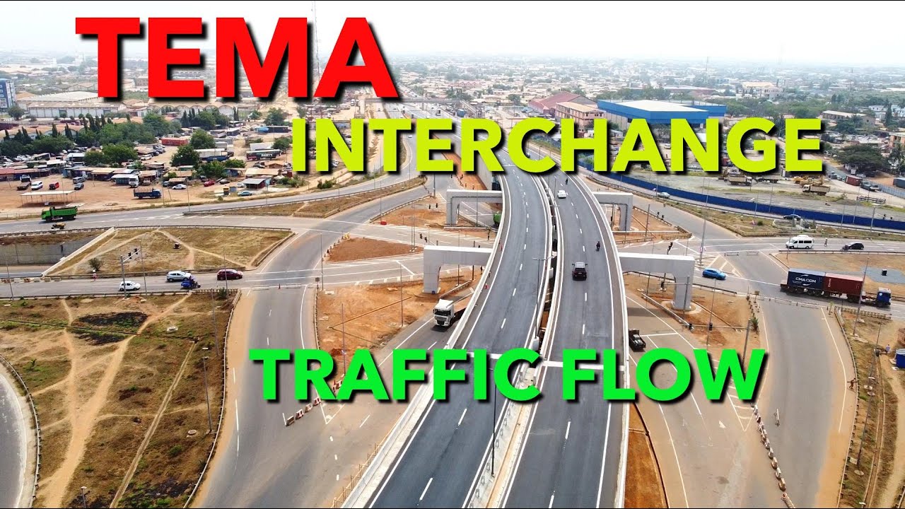 The Tema Motorway Interchange | Smooth Traffic Flow and Ongoing Works ...